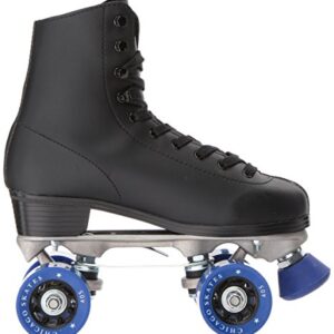 Chicago Skates Men's Classic Roller Skates - Premium Black Quad Rink Skates