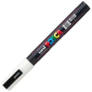 posca paint marker, pc-3m fine bullet, white