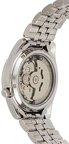 SEIKO Men's SNK355K 5 Automatic Silver Dial Stainless Steel Watch