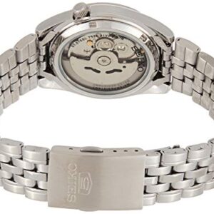 SEIKO Men's SNK355K 5 Automatic Silver Dial Stainless Steel Watch