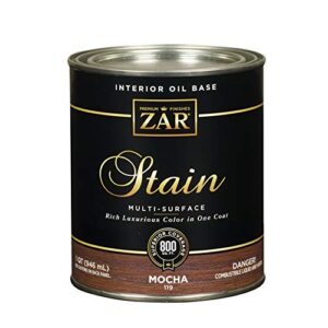 zar wood stain - 11912 qt mocha stain