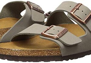 Birkenstock Unisex Arizona Stone Birkibuc Sandals - 39 M EU