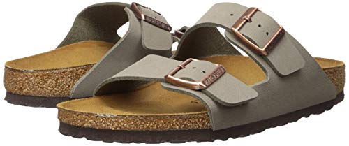 Birkenstock Unisex Arizona Stone Birkibuc Sandals - 39 M EU