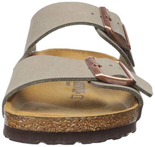 Birkenstock Unisex Arizona Stone Birkibuc Sandals - 39 M EU