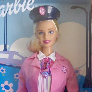 BARBIE TRAVEL TRAIN FUN w Barbie Doll, Carry On BAG, & Apron (2001)