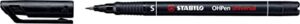 stabilo ohpen universal pen, permanent.4mm, black