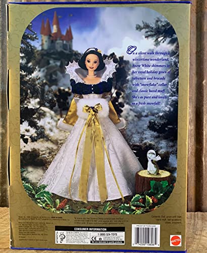 Mattel Disneys Snow White Holiday Princess Barbie