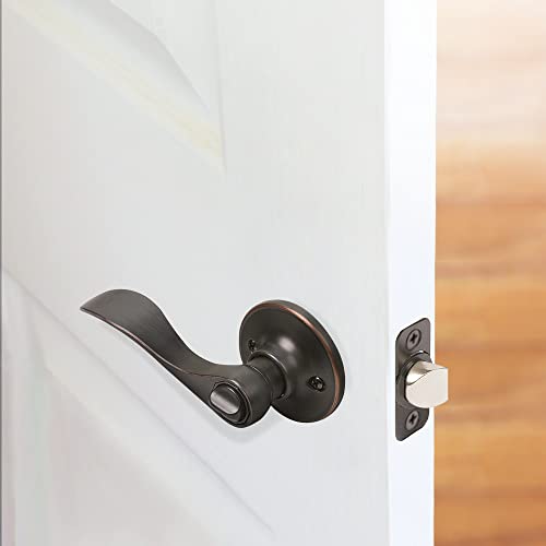 Design House 700534 Springdale Privacy Bed and Bath Door Lever Oil Rubbed Bronze