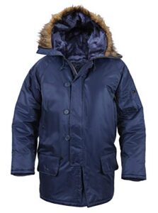 rothco n-3b parka-navy blue, x-large