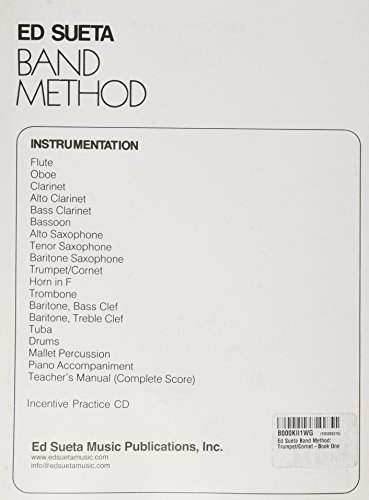 Ed Sueta Band Method: Trumpet/Cornet-Book One