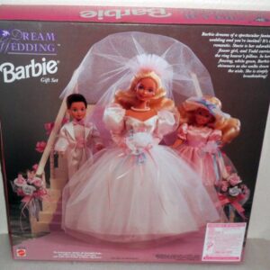 Barbie Dream Wedding Gift Set w Barbie, Stacie & Todd Dolls (1993)