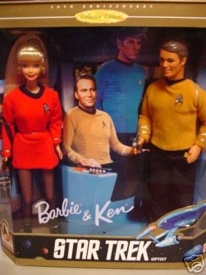 Star Trek 30th Avviversary Collector's Edition Barbie and Ken Star Trek Gift Set