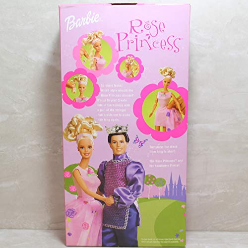 Rose Princess Barbie Hair and Gown Magically Transform