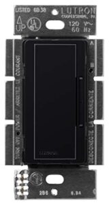 lutron maestro companion multi-location dimmer | not for standalone use | ma-r-bl, black