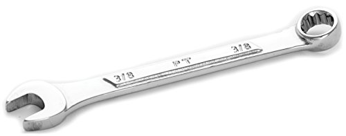 Performance Tool W322C, 3/8-Inch Combination Wrench - Drop Forged Chrome Alloy Steel, Rounded Box Ends