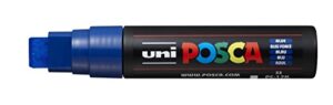 posca acrylic paint marker, extra broad, blue