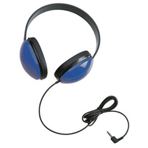 califone 2800-bl listening first stereo headphones, blue