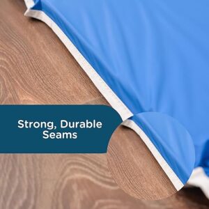 Children's Factory - CF400-052 1" Tough Duty Folding Blue Rest Mat for Toddlers & Kids, 4-Fold Daycare Sleeping Floor Mat, Portable Foam Napping Mats, 10 Pack