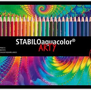 STABILO Aquacolor Colored Pencil Set, 36-Colors (1636-5)