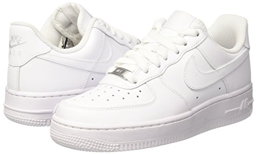 Nike Women's Air Force 1 '07 (11.5, White (White/White))