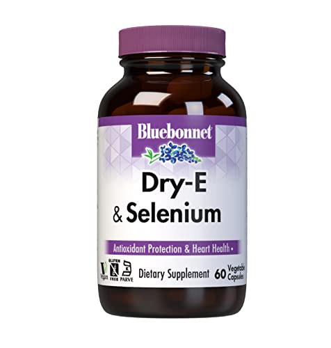 BlueBonnet Dry E-400 IU Plus Selenium Vegetarian Capsules, 60 Count