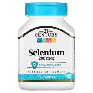 21st century, selenium, 200 mcg, 60 capsules