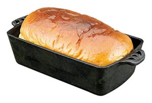 camp chef home seasoned cast iron bread pan