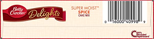 Betty Crocker Super Moist Spice Cake Mix, 15.25 oz