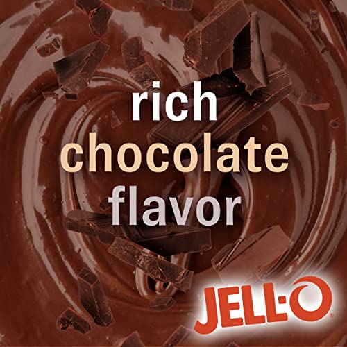 Jell-O Chocolate Instant Pudding & Pie Filling Mix, 5.9 oz Box, As Seen on TikTok