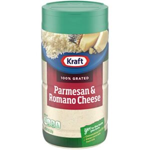 kraft parmesan & romano grated cheese (8 oz shaker)