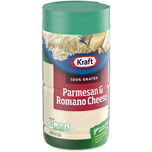 Kraft Parmesan & Romano Grated Cheese (8 oz Shaker)