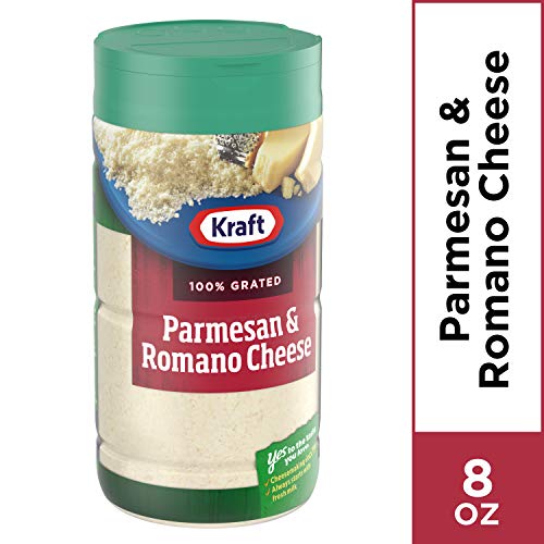 Kraft Parmesan & Romano Grated Cheese (8 oz Shaker)