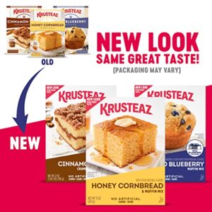 Krusteaz Cinnamon Swirl Crumb Cake and Muffin Mix, 21 oz Box