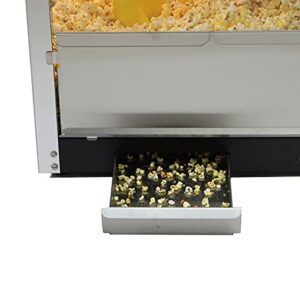 Paragon Contempo Pop 8 Ounce Popcorn Machine for Professional Concessionaires Requiring Commercial Quality High Output Popcorn Equipment, Black and Chrome