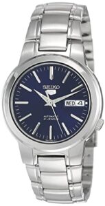 seiko 5 analog navy dial men's watch - snka05k1