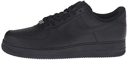 Nike Air Force 1 '07 Basketball Shoe ,Black,11 Men US