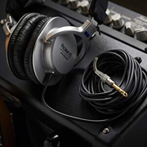 Roland Studio Quality Monitoring Headphones (RH-200S),Silver