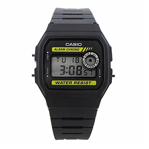 Casio F-94Wa-9Dg Men's Digital Multi-Function Black Rubber Watch