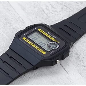 Casio F-94Wa-9Dg Men's Digital Multi-Function Black Rubber Watch