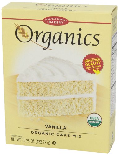 European Gourmet Bakery, Organic Vanilla Cake Mix, 15.25 oz