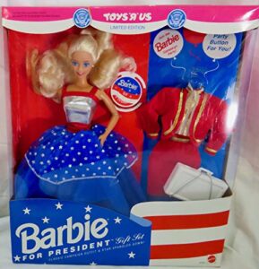 barbie for president gift set - toys r us limited edition doll - 1991 mattel