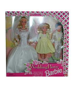 barbie wedding party giftset special edition w stacie & todd dolls (1994)