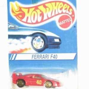 #069 Ferrari F40 Ultra Hot Wheels Gold Collectible Collector Car Mattel Hot Wheels