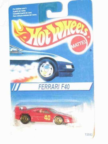 #069 Ferrari F40 Ultra Hot Wheels Gold Collectible Collector Car Mattel Hot Wheels