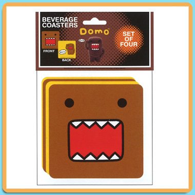 Coasters - Domo Kun - Faces (Set of 4)