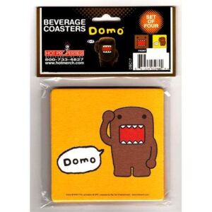 coasters - domo kun - faces (set of 4)