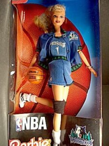 nba barbie minnesota timberwolves blonde