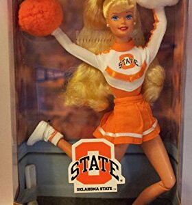 University Barbie Oklahoma State University Cheerleader Doll 1997 Mattel #17752