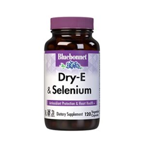 BlueBonnet Dry E-400 IU Plus Selenium Vegetarian Capsules, 120 Count, White