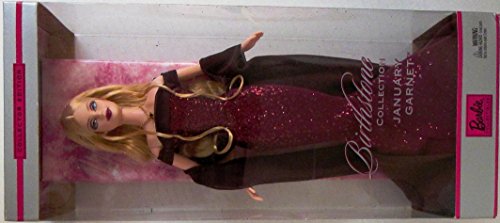 Barbie Birthstone Collection 2002 January Garnet